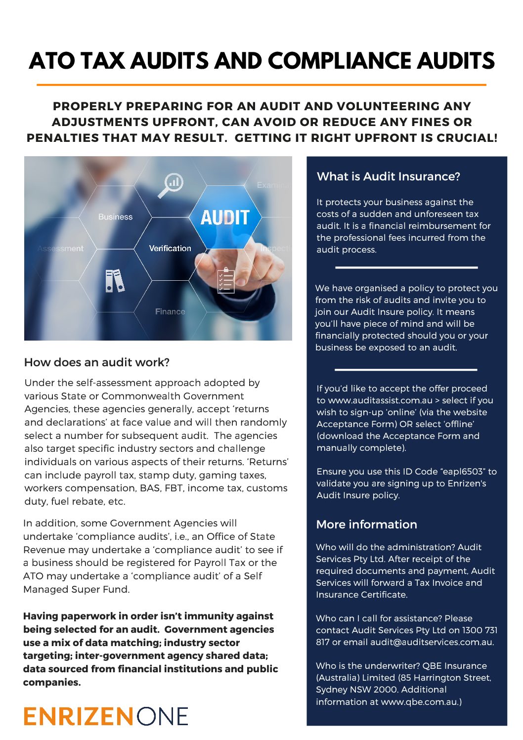 ATO Tax Audit & Compliance Audit | Enrizen